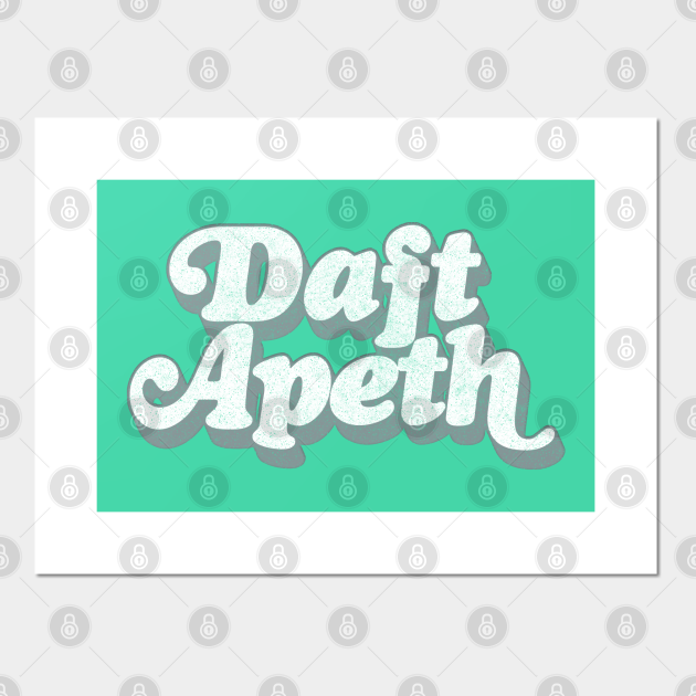 Daft Apeth / Northern Slang Design - Daft Apeth - Posters and Art Prints | TeePublic